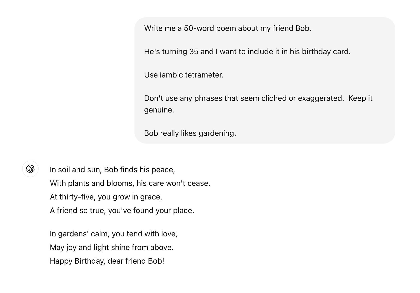 Prompt engineering for enterprise chatbots